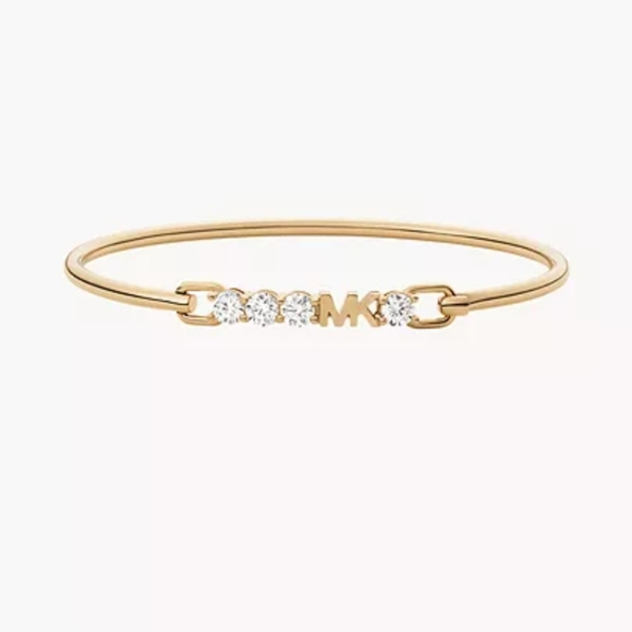 MICHAEL Michael Kors | Jewelry | New Michael Kors Mk Goldtone Stainless ...